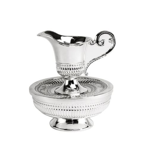 Eichlers.com: Mayim Achronim Set Silver plated Beaded Design