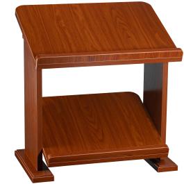 Eichlers.com: Mahogany Table Top Shtender 15"H - 2 Levels - Assembled
