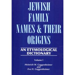 Eichlers.com: Jewish Family Names & Their Origins- 2 Voluem Set [Hardcover]
