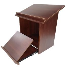 Eichlers.com: Mahogany Table Top Shtender with Bottom Pullout Shtender