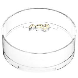 Eichlers.com: Acrylic Matzah Box Clear, Gold-Lettered Knob with Three ...