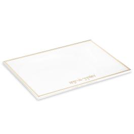 Eichlers.com: Classic Menorah Tray - Gold