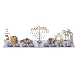 Eichlers.com: Metal & Wire "Chanukah" Menorah