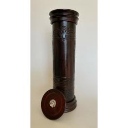 Eichlers.com: Antique Leather & Wood Megillah Holder 12" - Clean (MG ...