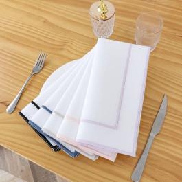 Eichlers.com: Poly Linen-Look Napkins w/ Embroidery Frame and Border ...
