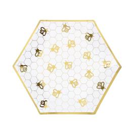 Eichlers.com: Rosh Hashanah Paper Plate - Bees