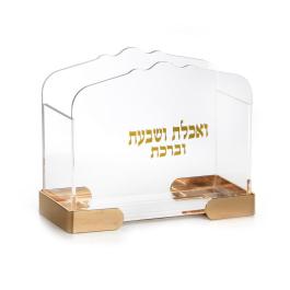 Eichlers.com: Acrylic Bencher Holder-Gold Stand-Open Top