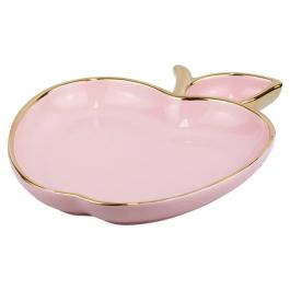 Eichlers.com: Porcelain Apple Shaped Dish with Gold Trim