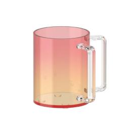 Eichlers.com: Red and Yellow Colored Acrylic Washing Cup w/ Clear Handles